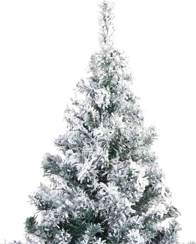 Umělý vánoční stromeček Bílá 180 cm PVC, ocel a plast 3396958