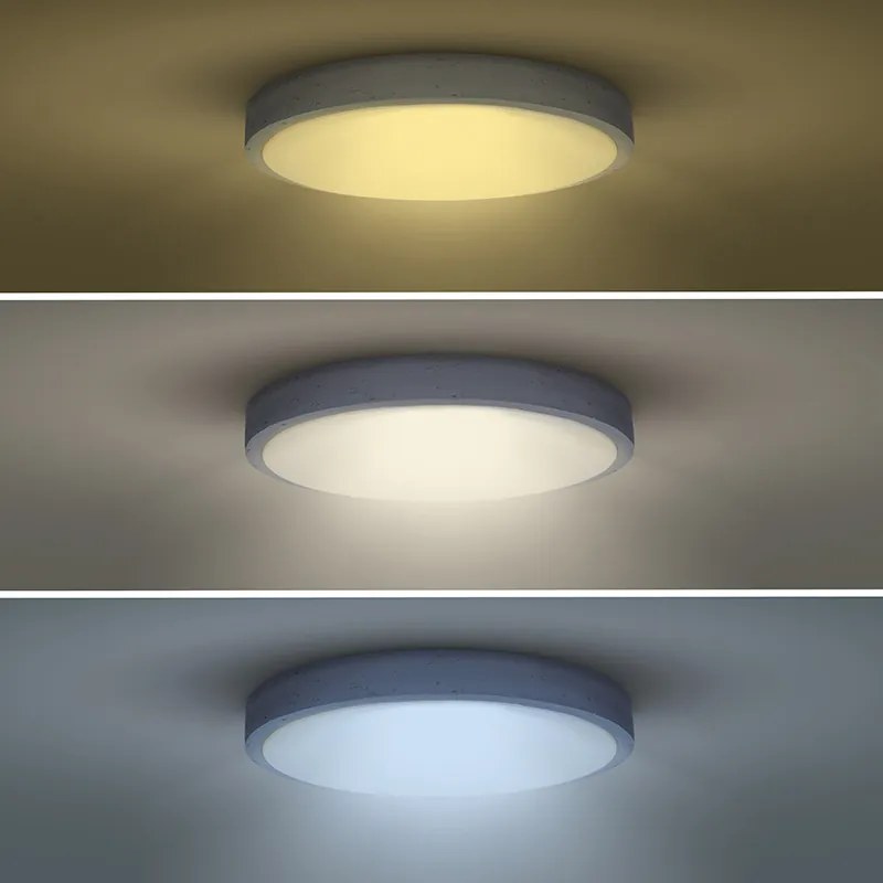 Solight LED osvětlení s dálkovým ovladačem Grey, 60W, 4200lm, 49cm, změna chromatičnosti, stmívatelné