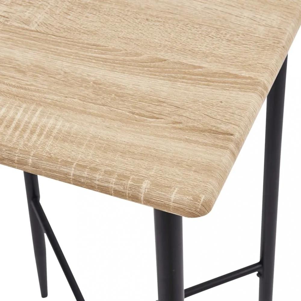 Barový stůl 60x60cm Dekorhome Bílá