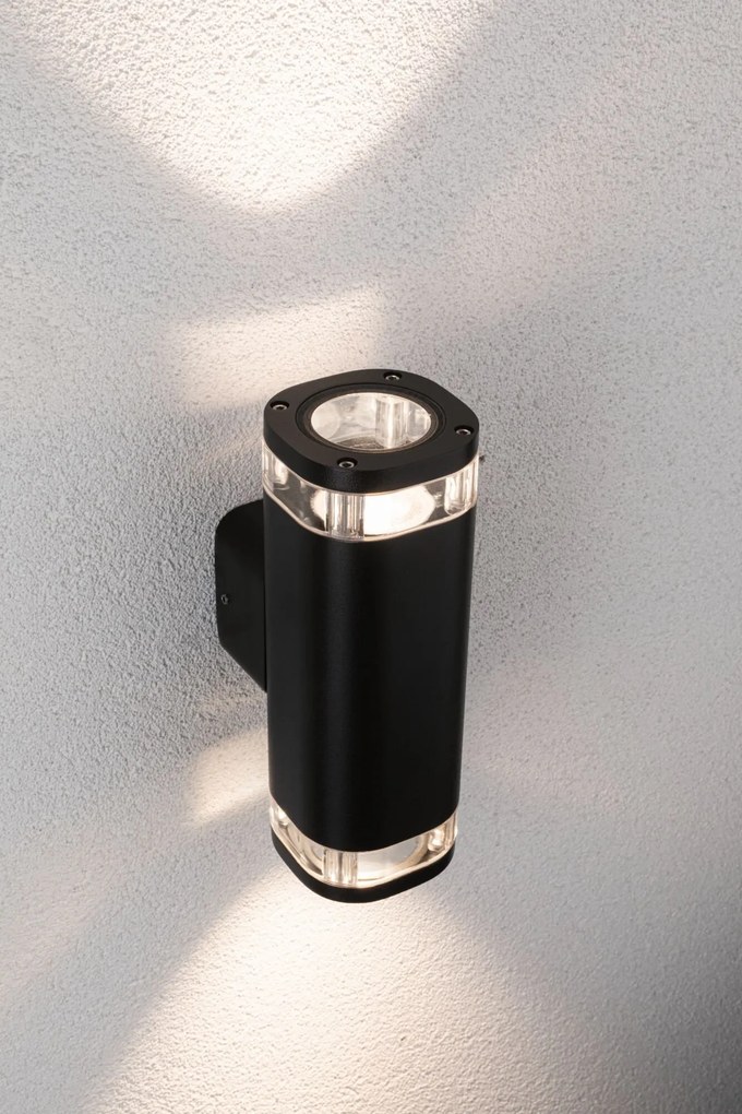 P 94719 Venkovní nástěnné svítidlo Colum IP44 80x112mm max. 20W 230V antracit hliník - PAULMANN