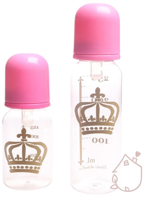 Kojenecká lahev královna - sada 2 kusů