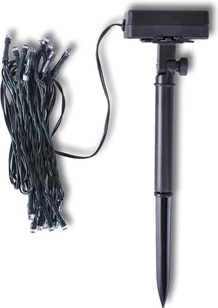 Zimostrázová koule s umělými lístky 27 cm s LED řetězem 2ks 270057
