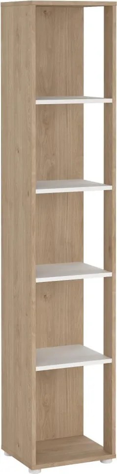 FALCO Knihovna Sigal 590 jackson hickory/bílá