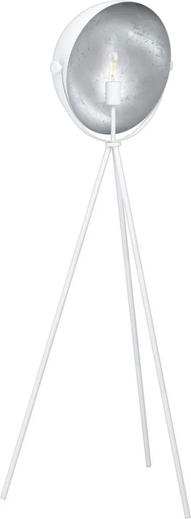 Podlahová designová lampa DARNIUS, stříbrná Eglo DARNIUS 98457
