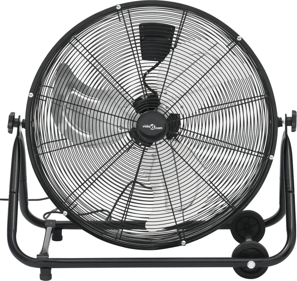 vidaXL Průmyslový bubnový ventilátor 60 cm 172,5 W černý