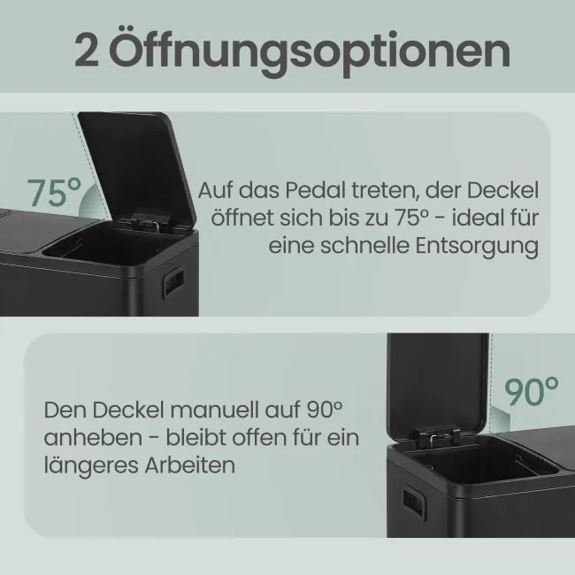 Odpadkový koš na tříděný odpad LTBB35254BZ02