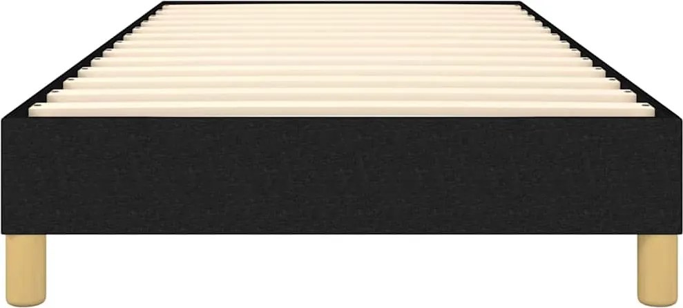 Rám postele s boxspringem černá 90x190 cm textil 3120576