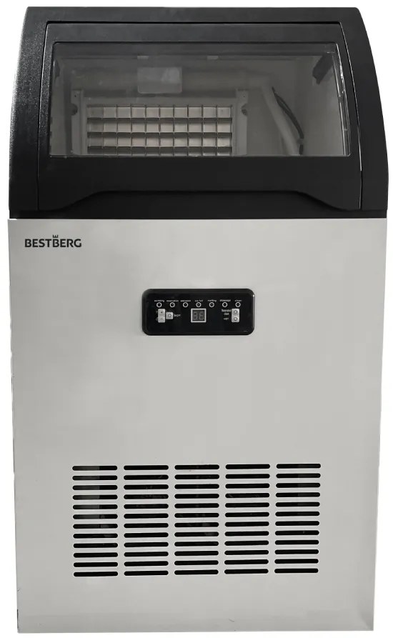 Výrobník ledu BestBerg BBCM-55 / 275 W / 55 kg/24 hod. / bílá