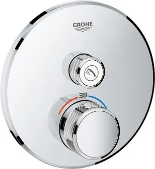 GROHE - Grohtherm SmartControl Termostatická sprchová baterie pod omítku s jedním ventilem, chrom 29118000