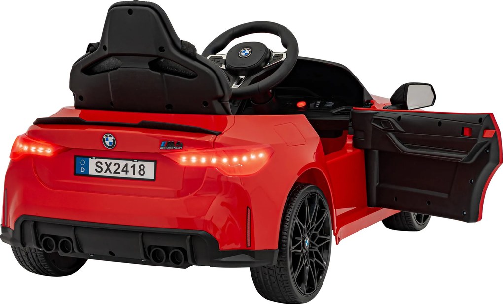 Ramiz Dětské elektrické auto BMW M4 Červené