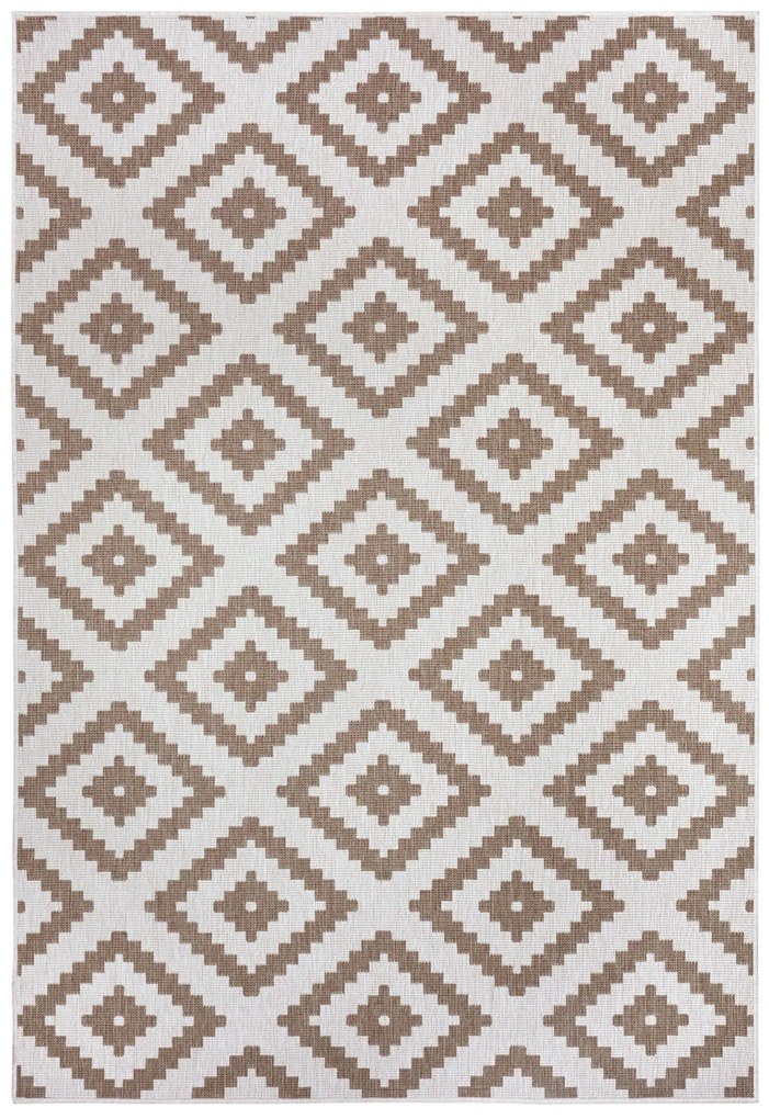 NORTHRUGS - Hanse Home koberce Kusový koberec Twin-Wendeteppiche 105460 Linen – na ven i na doma - 80x150 cm