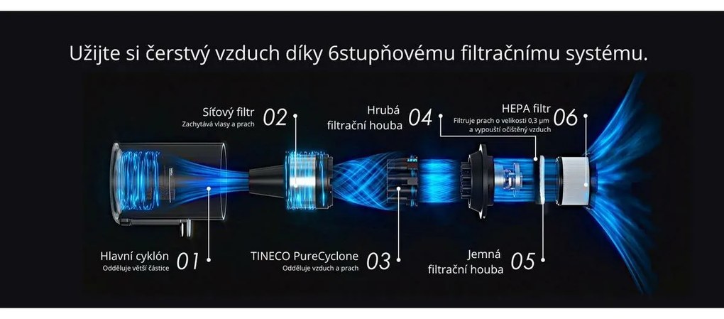 Tineco Pure ONE A50S tyčový vysavač