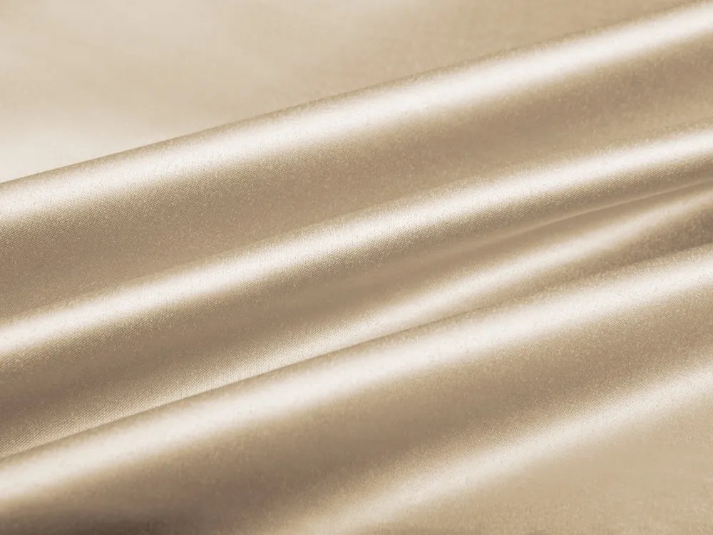 Biante Saténový obdélníkový ubrus polyesterový Satén LUX-016 Latte 140x160 cm