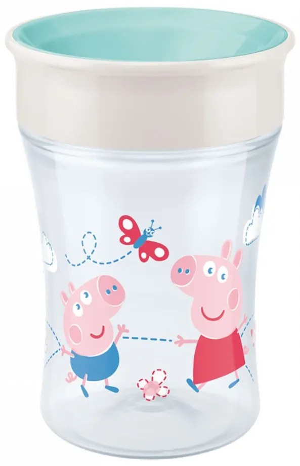 Dětský hrníček Magic NUK Cup Peppa Pig (8+ m.) NUK 360° Barva: Béžová