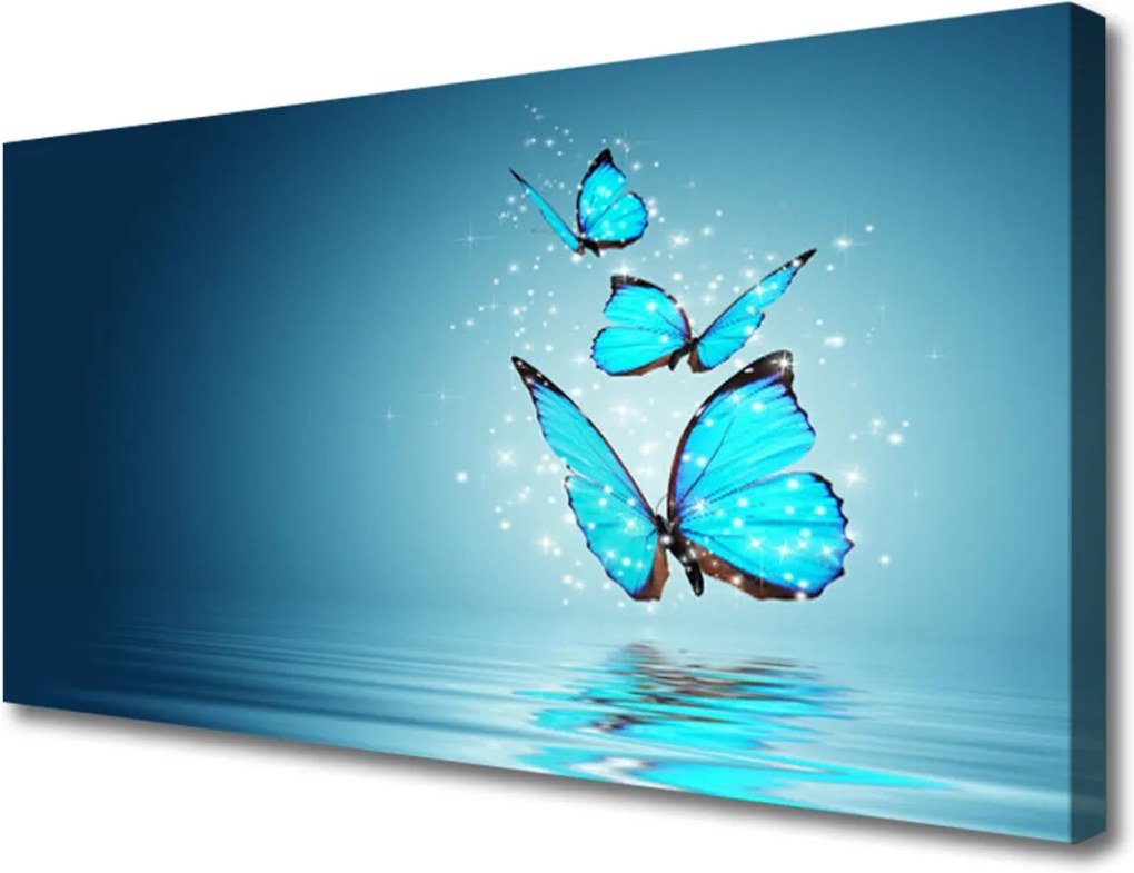 Obraz Canvas Motýli Voda Umění