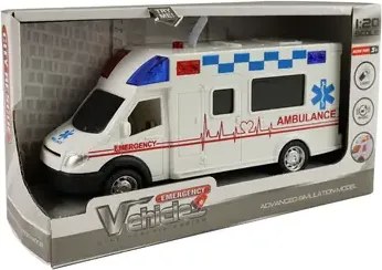 RAPPA 173781 Auto ambulance se zvukem a světlem / od 3 let