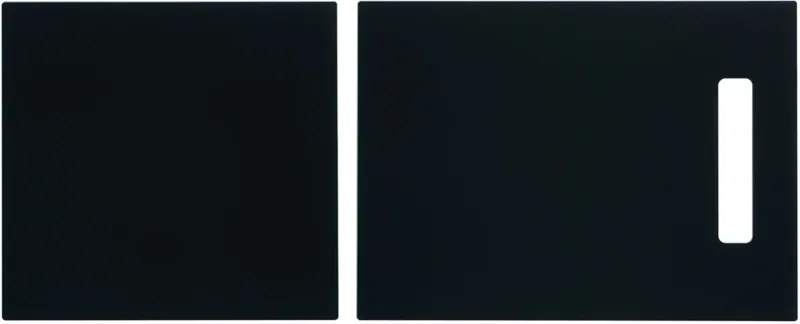Schock 2ks skleněné krájecí desky černé 629064 +629075