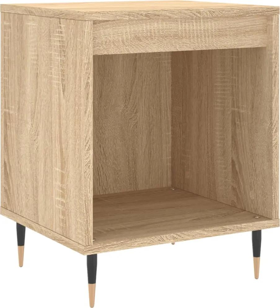 vidaXL Noční stolek 40x35x50 cm kompozitní dřevo [830706] Barva: dub sonoma