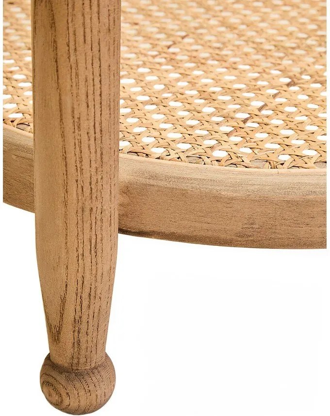 Kulatý odkládací stolek se skleněnou deskou ø 57 cm Cebu – Premier Housewares