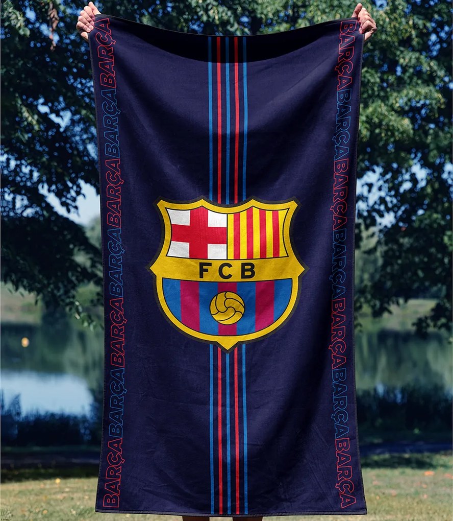 Fotbalová osuška FC Barcelona Racing