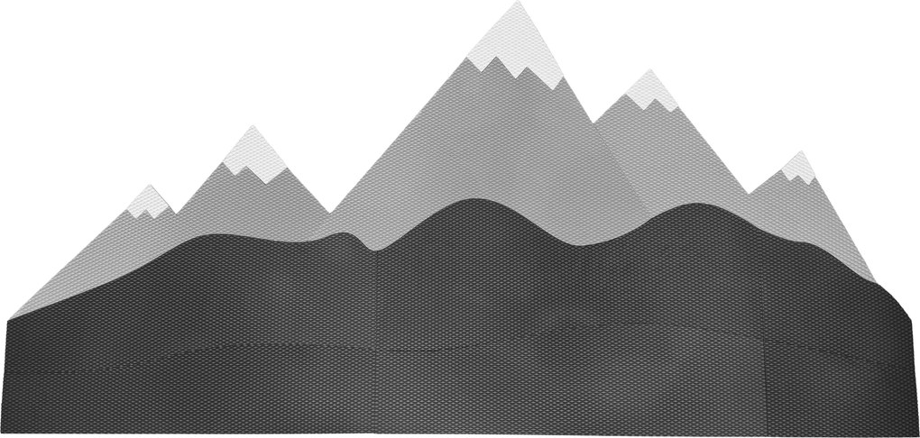 Ochrana stěn HORY - dlouhé varianty: černá/šedá/světle šedá