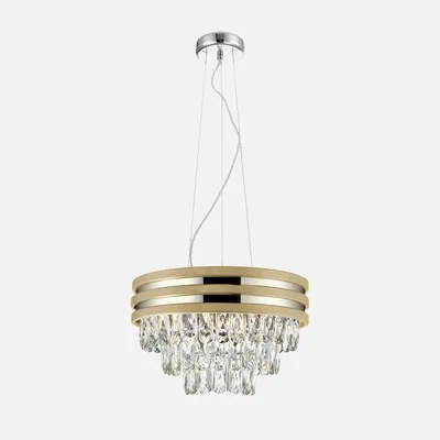 Moderní křišťálový lustr NAICA P0525-04A-F4V6