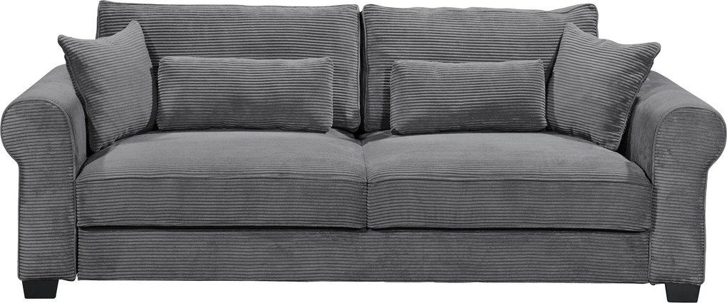 XXXLutz ROZKLÁDACÍ POHOVKA, textil, antracitová MID.YOU - Rozkládací pohovky - 002220051602