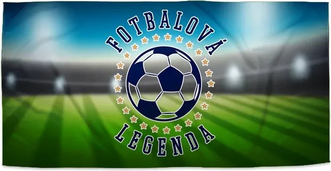 Sablio Ručník Fotbalová legenda - 70x140 cm
