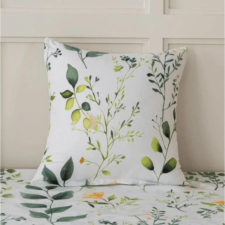 Povlečení z mikrovlákna FLORAMA bílé Rozměr povlečení: 2 ks 70 x 90 cm | 200 x 220 cm