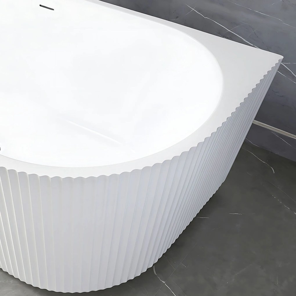 Rea Wenus, akrylová rohová vana 1700x800x575 mm, levá, bílá, REA-W0129