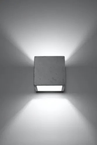 Nástěnné svítidlo SOLLUX Quad G9 1x40W bez zdroje SL.0487 beton