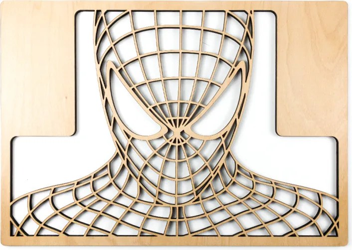 Dřevěná dekorace Spiderman