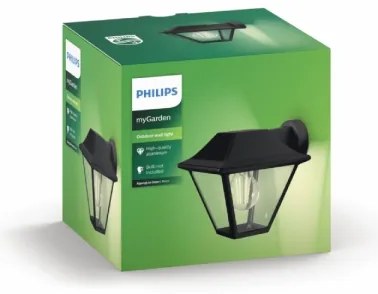 Philips 16495/30/PN - Venkovní nástěnné svítidlo MYGARDEN ALPENGLOW E27/60W/230V IP44