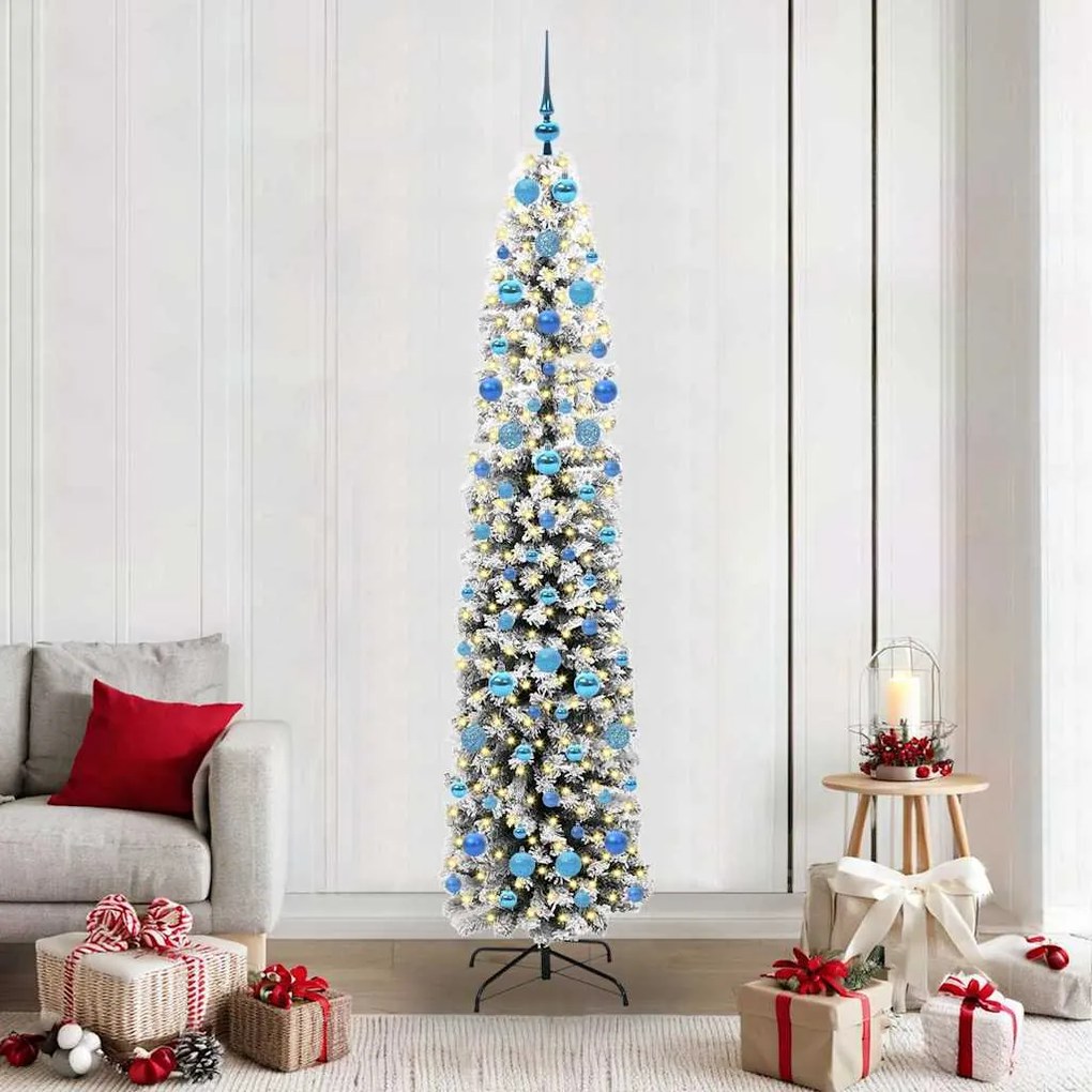 Umělý vánoční stromeček Zelená 210 cm PVC, ocel a plast 3395038
