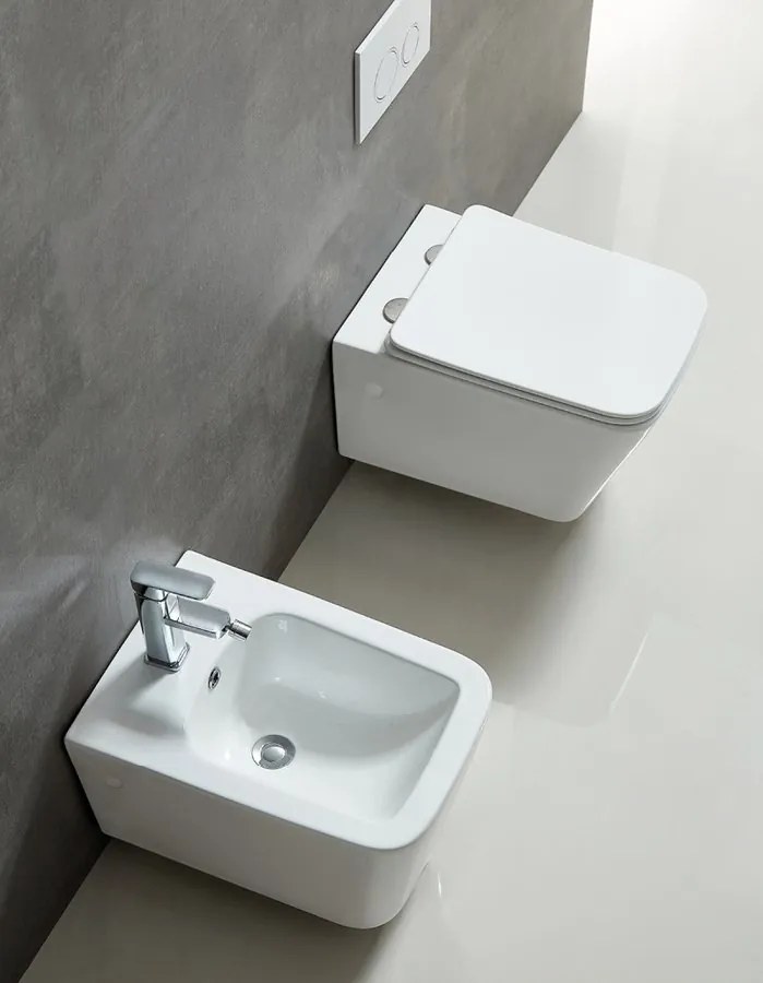 Sapho PORTO bidet závěsný 36 x 52 cm bílá PZ4015