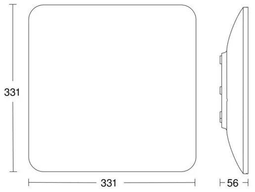Steinel 067519 - LED Stropní svítidlo se senzorem RS PRO S30 Q SC 26W/230V 4000K