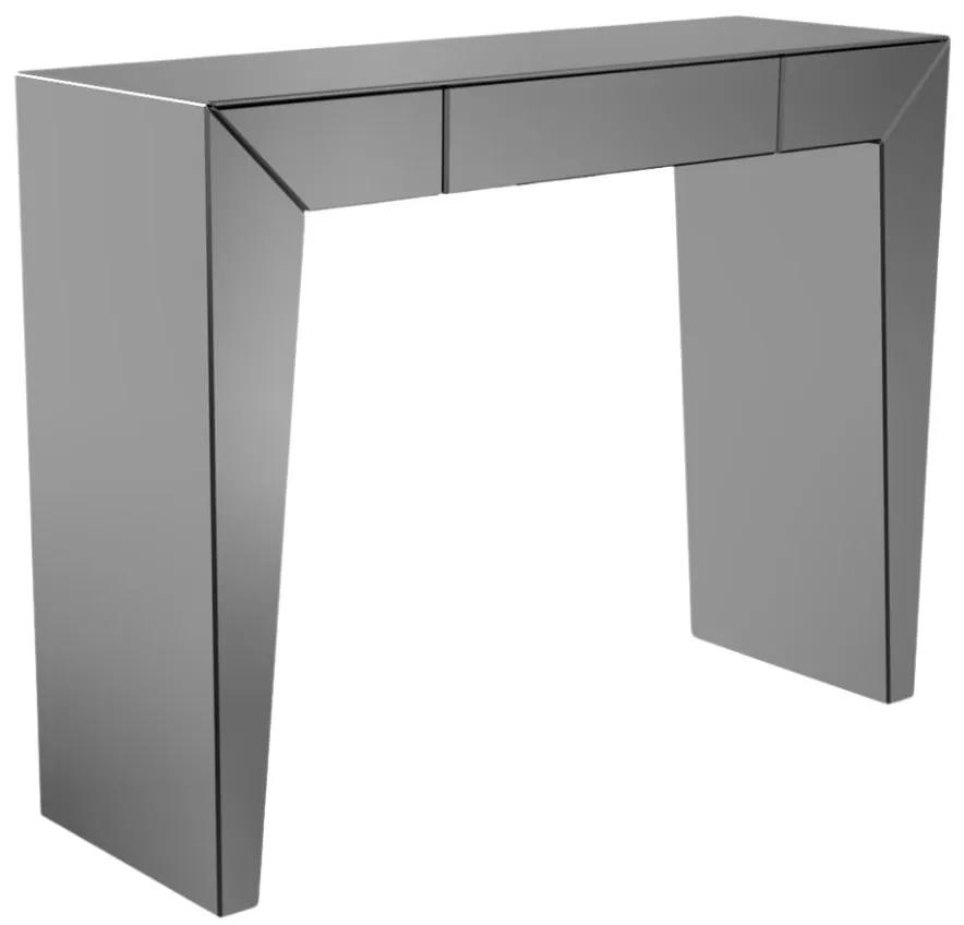 OnaDnes -20% Kouřově šedý zrcadlový toaletní stolek Miotto Meana 110 x 36 cm