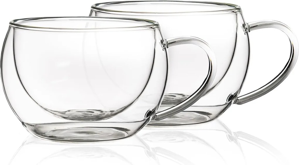 4Home Termo sklenice na cappuccino Hot&Cool 270 ml, 2 ks