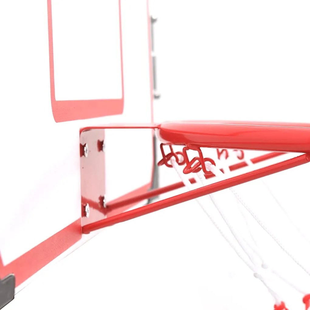 5Dílná Sada Nástěnného Basketbalového Koše S Deskou