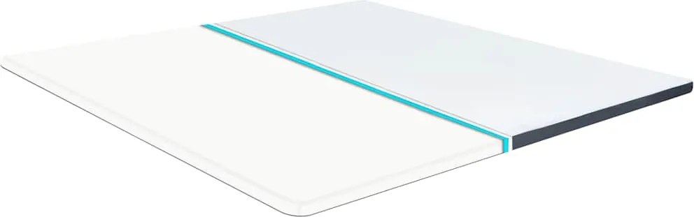 Vrchní matrace na postel boxspring 200 x 200 x 5 cm středně měkký 288217