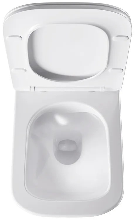 BPS-koupelny Závěsná WC mísa se SoftClose sedátkem HYD-4190, bílá