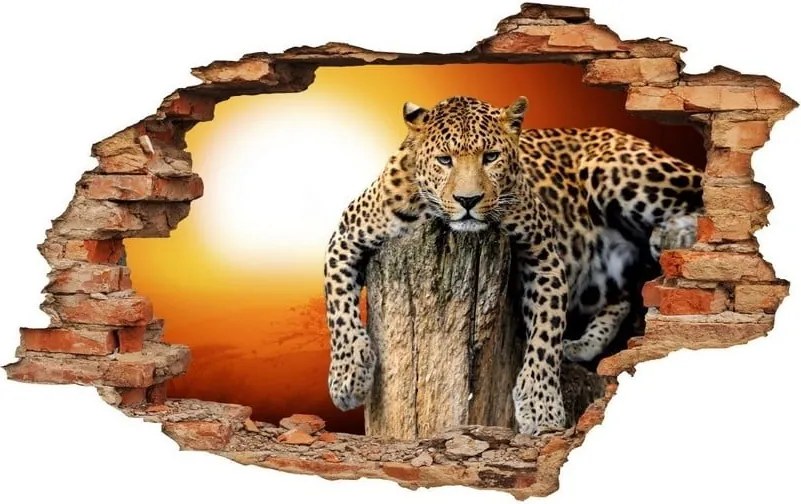 Samolepka Ambiance Landscape Leopard, 60 x 90 cm