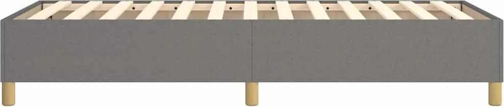 Rám postele s boxspringem tmavě šedá 80 x 200 cm textil 3120914