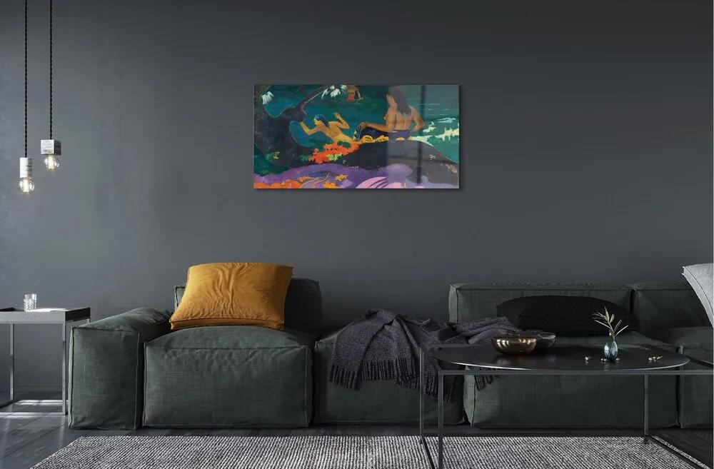Obraz na skle Art působí na jezeře 120x60 cm