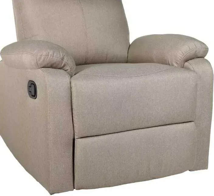 LuxuryForm DESIGN Televizní křeslo CARLOS s polohováním - béžové