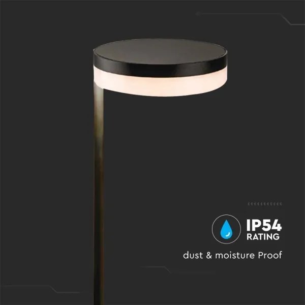 LED Venkovní solární lampa LED/2W/3,7V 3000K IP54 2000 mAh černá