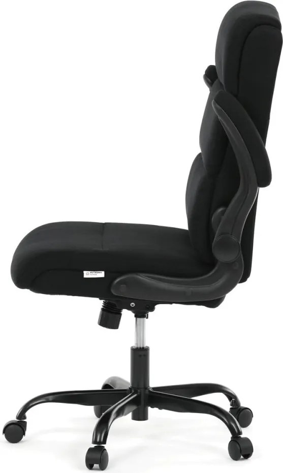 Kancelářské křeslo KA-K3104 BK, houpací mechanismus, černá látka (67 x 68) cm Šedá