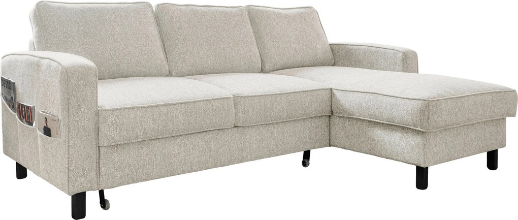XXXLutz ROHOVÁ SEDAČKA, textil, béžová MID.YOU - Sedací soupravy - 001454003209