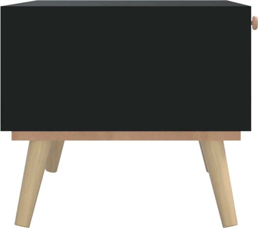 vidaXL Konferenční stolek se zásuvkami 80x40x35,5 cm kompozitní dřevo [352158] Barva: Černá