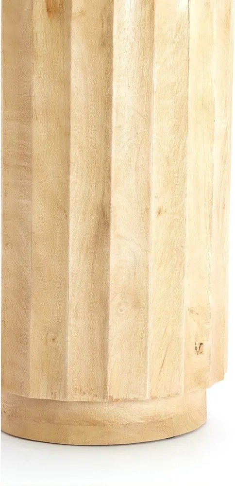Kulatý odkládací stolek z mangového dřeva ø 35 cm Ellena – Light & Living